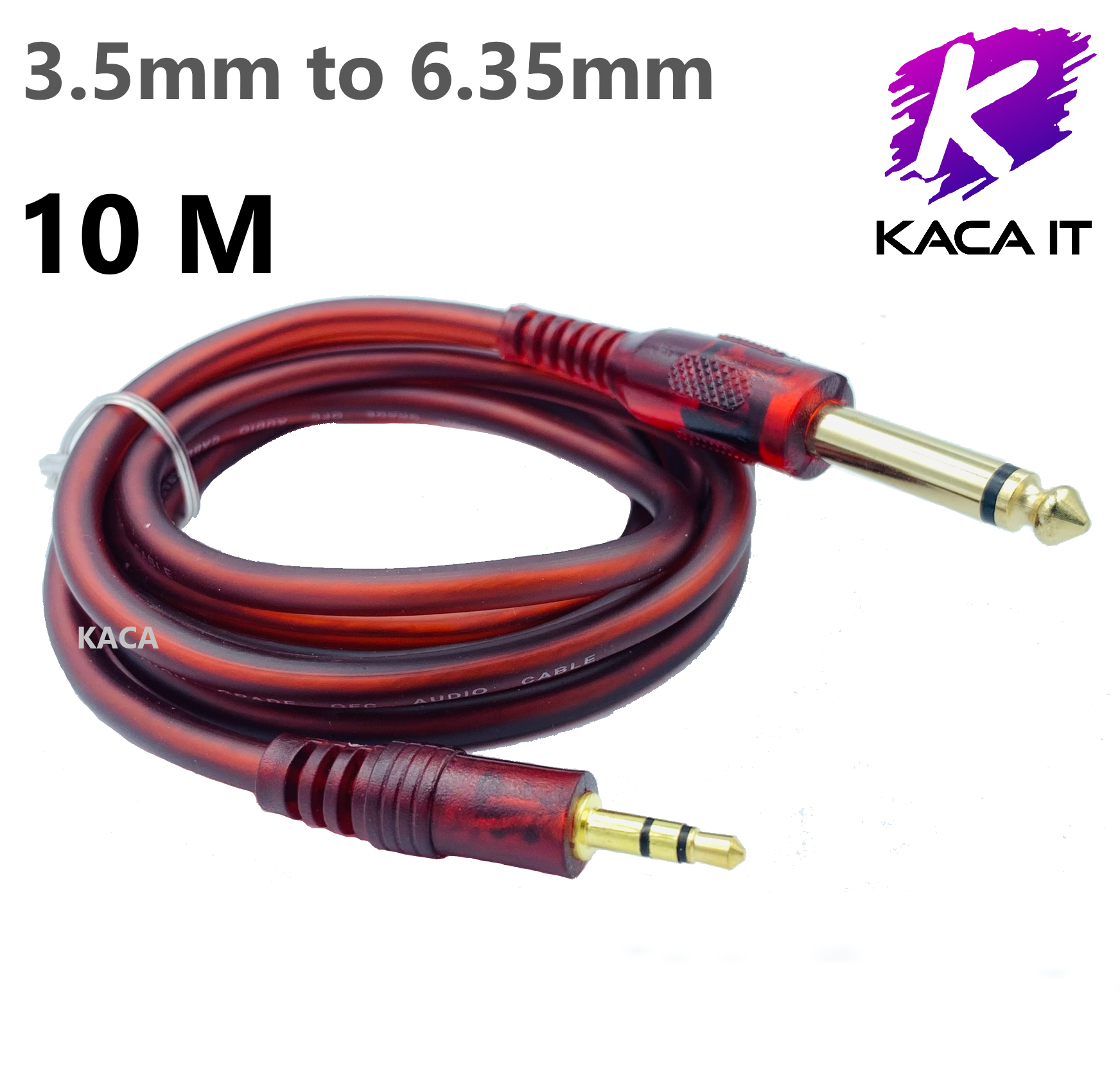 1.5-10Meter 3.5mm to 6.35mm Adapter Aux Cable for Mixer Amplifier CD ...