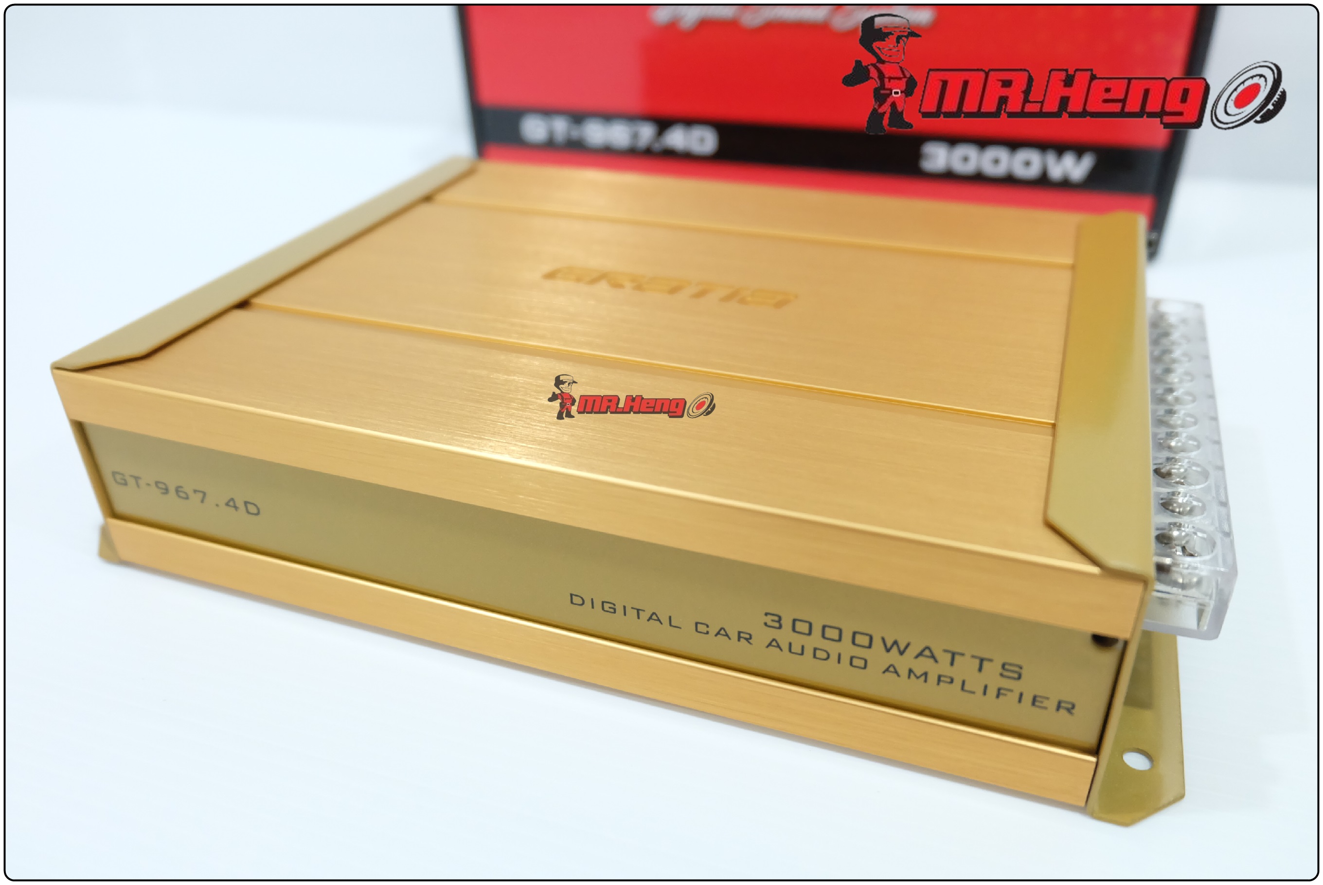 เพาเวอร์แอมป์ Class D 4CH Gratia GT-967.4D 3000w เพาเวอร์จิ๋ว เพาเวอร์แอมป์รถยนต์ เครื่องเสียง ...