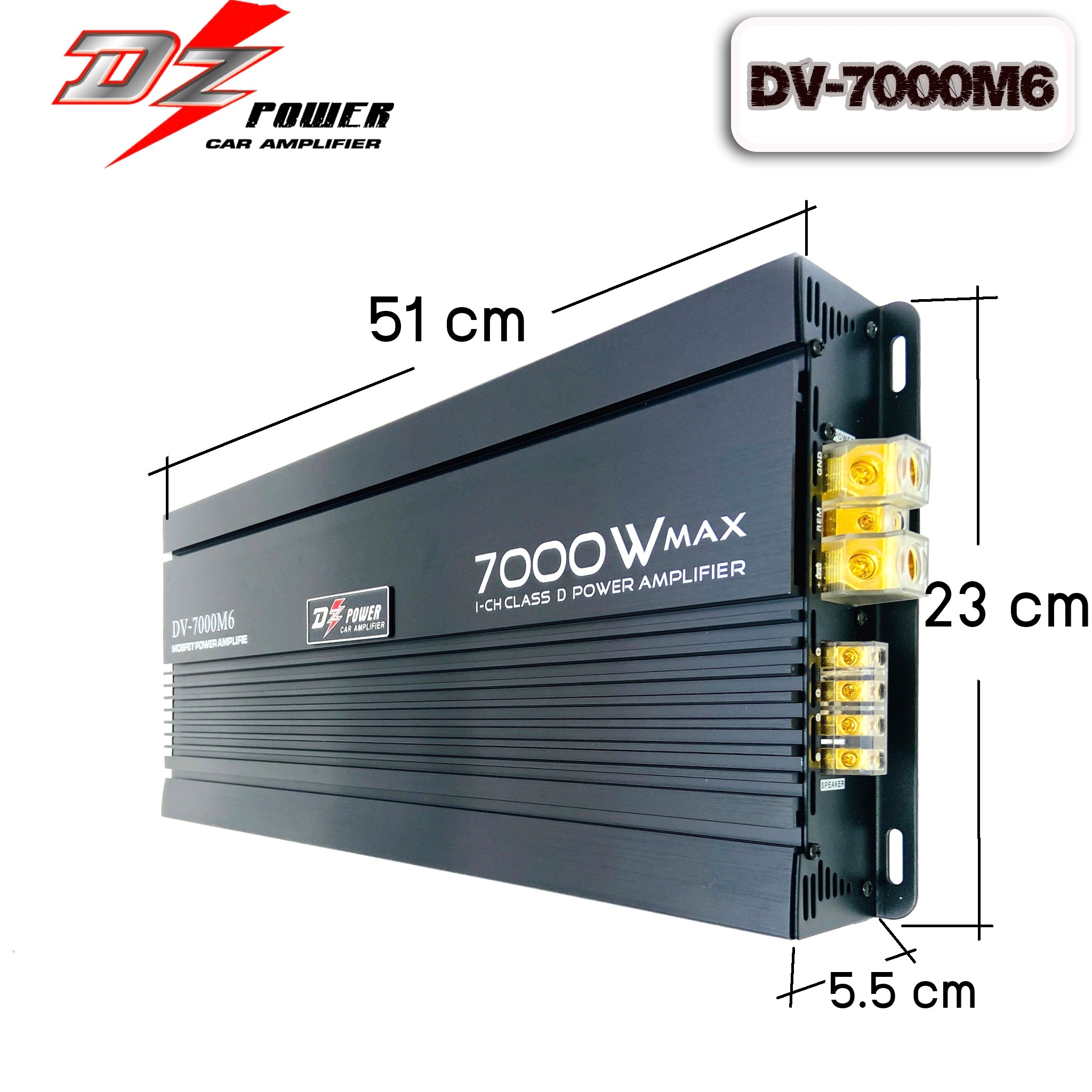 พาวเวอร์แอมป์รถยนต์ DZ POWER รุ่นDV-7000M6 สุดยอดพาวเวอร์แอมป์คลาสดีกำลังขับ 7000W.แรงมากๆ ...