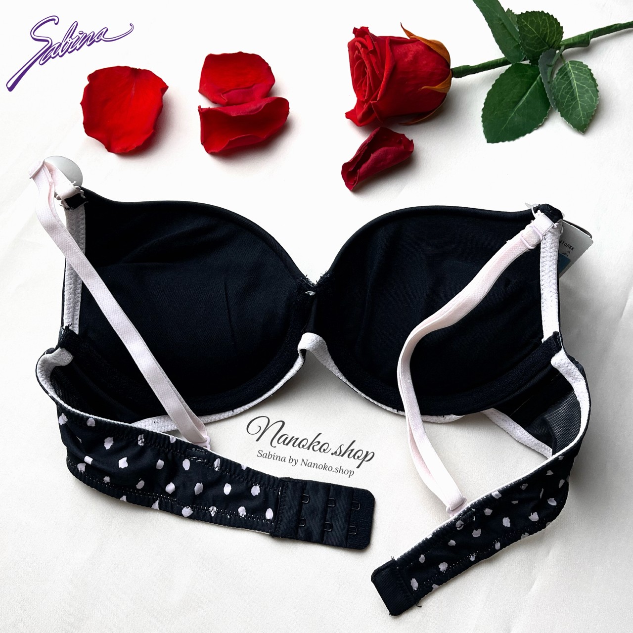 32B,34A เสื้อในซาบีน่า (มีโครง) รุ่น DOOMDOOM รหัส SBA4108BK - nanoko ...