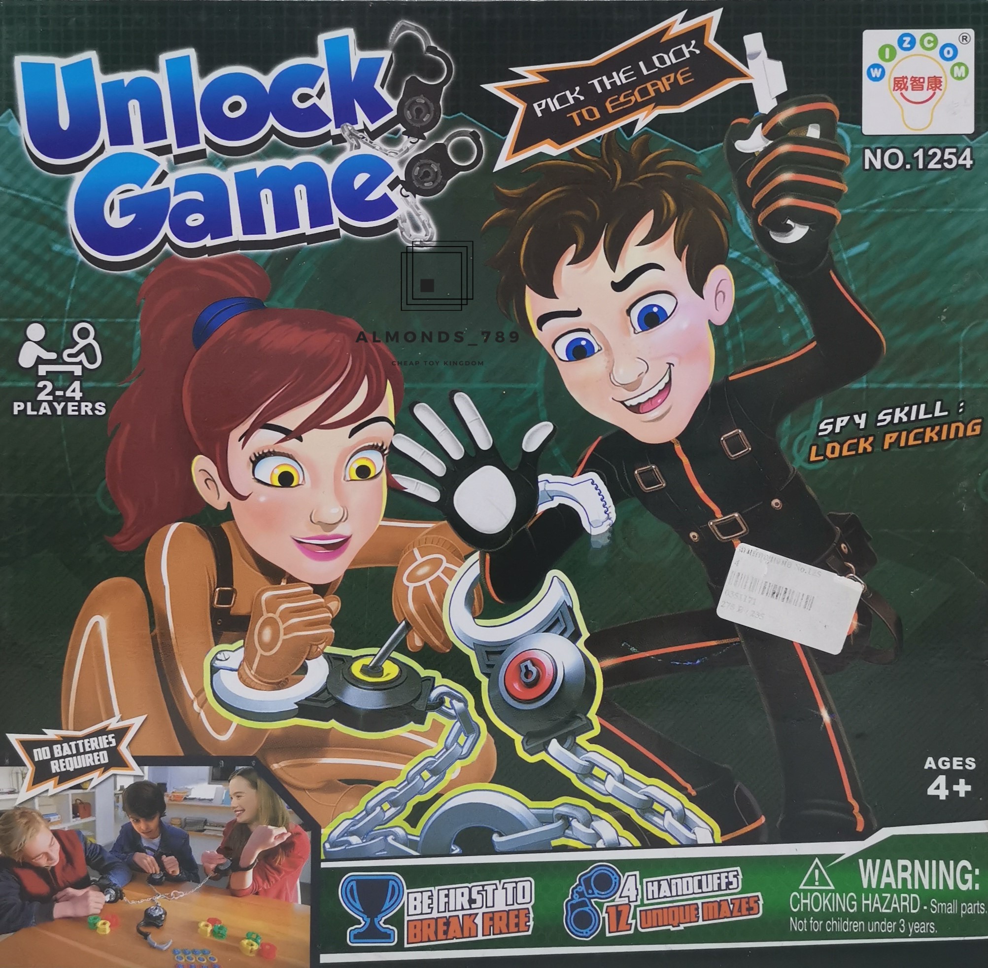 เกมส์ไขกุญแจมือ Unlock Game เกมส์ครอบครัว ของเล่นบทบาทสมมุติ [1254 ...