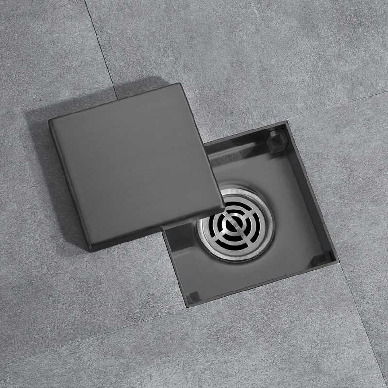 Tile Insert Square Stainless Steel Floor Drain 100X100mm Waste Grates ...