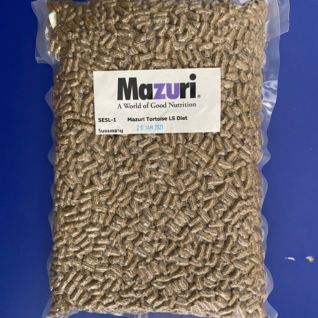 (ยกกระสอบ) Mazuri Tortoise Diet อาหารเต่าบก มาซูริ สูตรเก่า 5M21 กระสอบ ...