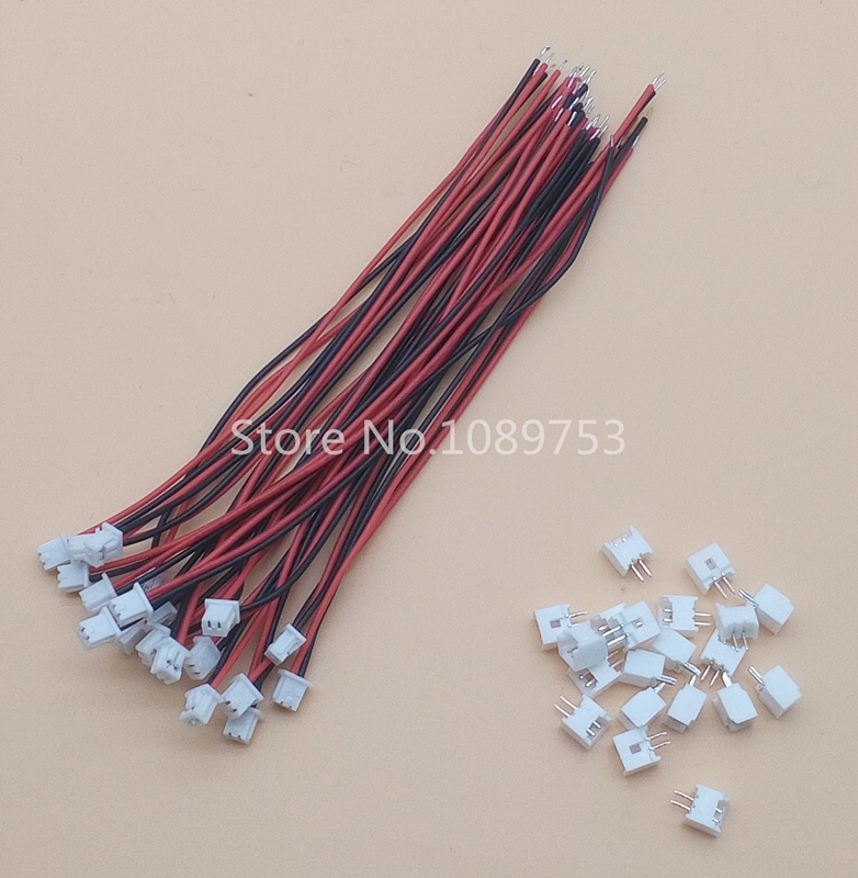 Micro JST 1.25mm 1.25 JST 2P 3P 4P 5P 6P 8Pin Female Connector Plug Male Plug With Wire 20sets ...