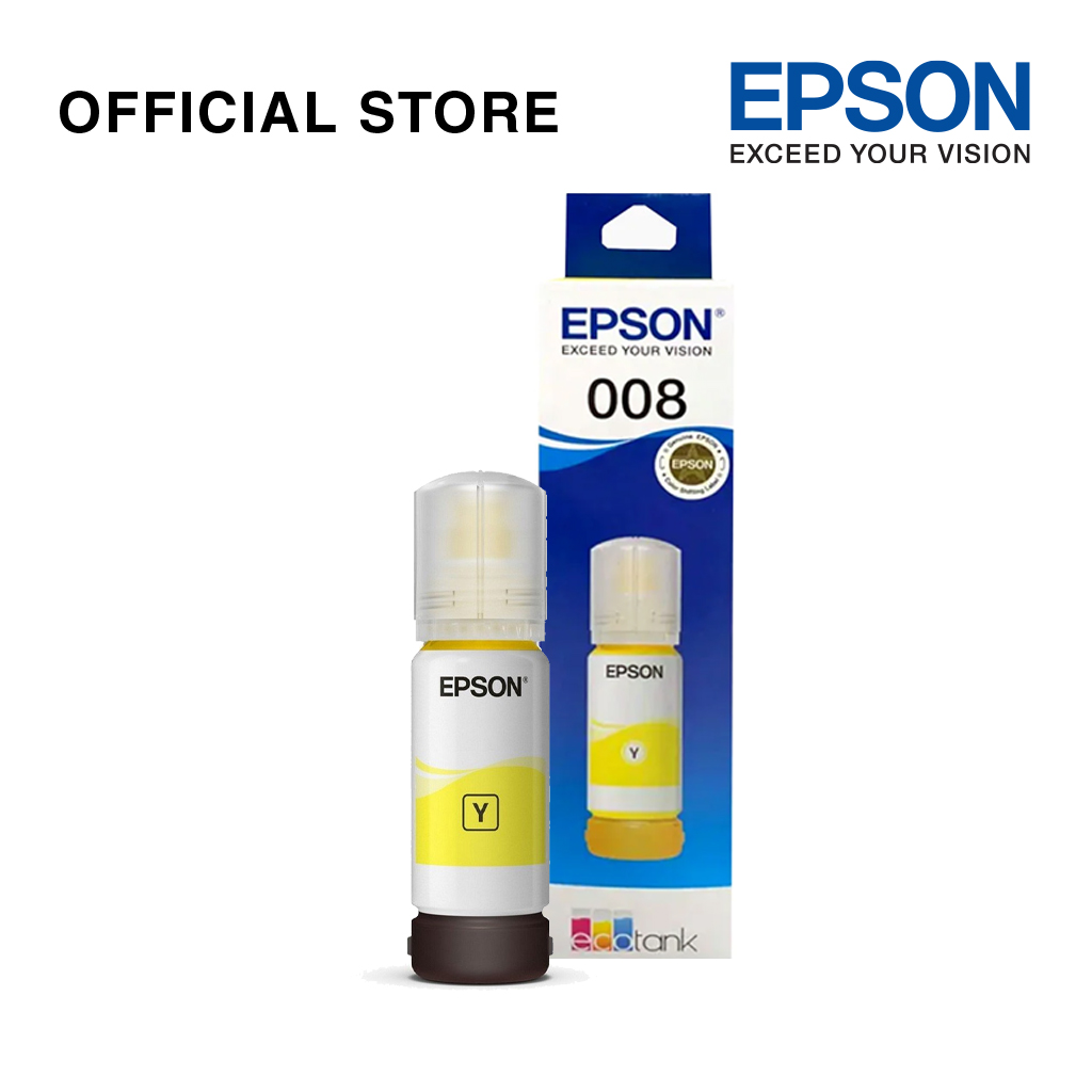 Epson หมึกเบอร์ 008 Black / Cyan / Magenta / Yellow ink bottle (Pigment ...