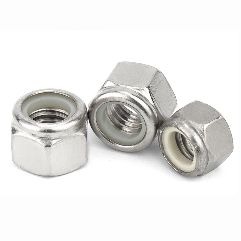 UNF 10 14 516 38 716 12 304 A2 70 Stainless Steel UK US Fine Thread Hex Nylon Insert Lock Nut ...