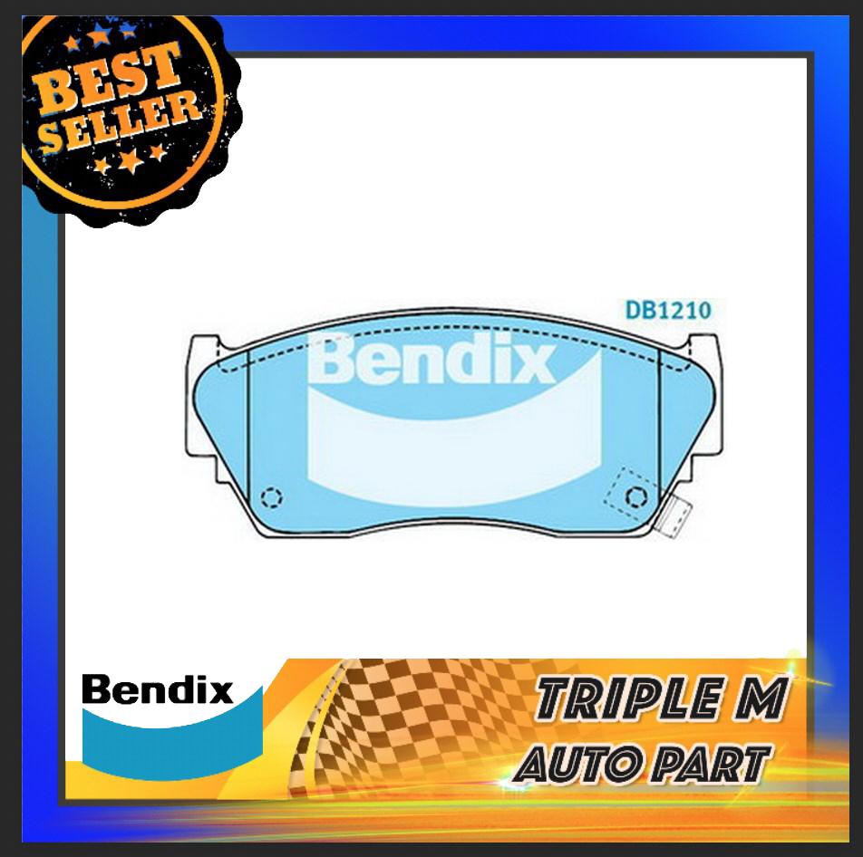 BENDIX ผ้าเบรคหน้า Nissan Sunny B13 /91-95 SENTRA B13 /91-95 NX 1.6คูเป้ /91-93 PRESEA R10 /91 ...