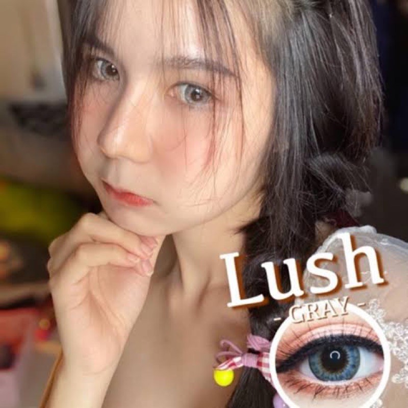 มีค่าสายตา ???? Wink Lush Janis Gray Brown บิ๊กอาย สุดปัง คอนแทคเลนส์ ...