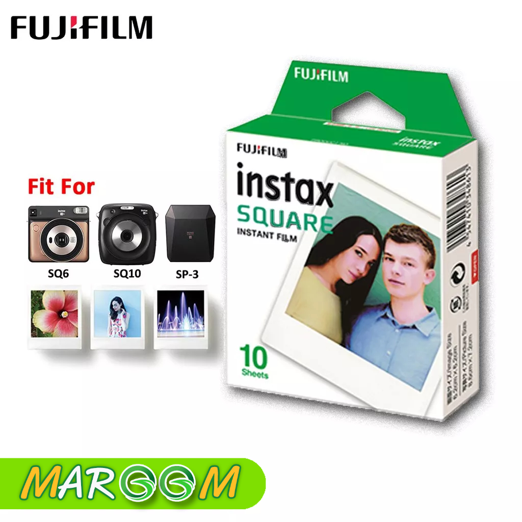 Fujifilm Instax Square film Polaroid ฟิล์ม ฟิล์มโพราลอยด์ 10 แผ่น ...