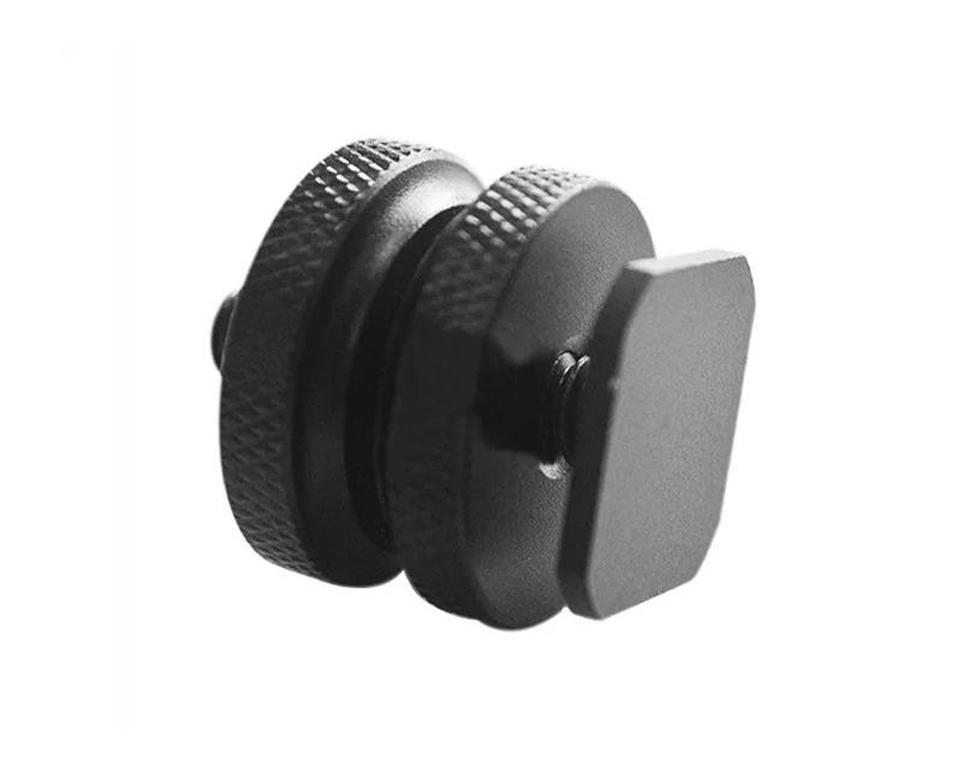 Double Hot shoe connector 1/4 inch camera screw hot shoe boots adapter ...