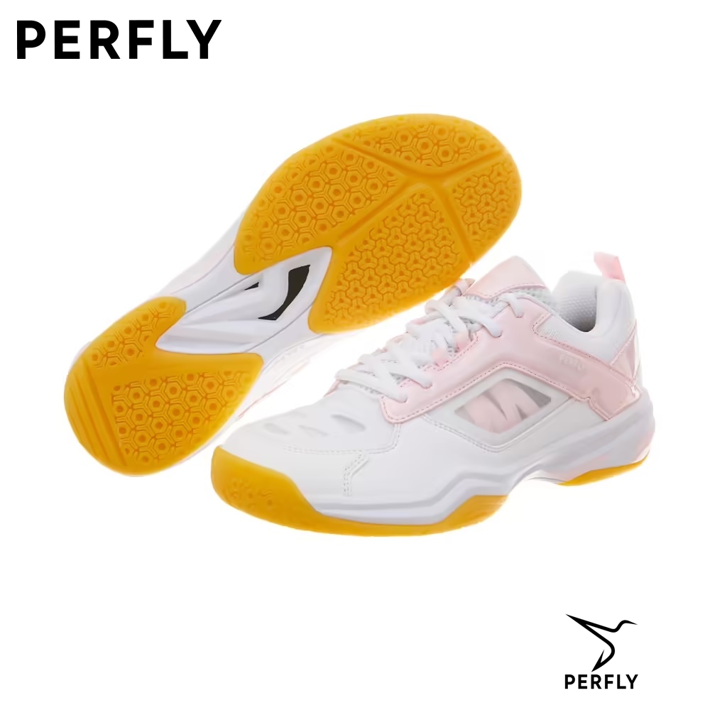 รองเท้าแบดมินตันหญิง PERFLY MS 506 สีชมพู WOMEN BADMINTON SHOES PERFLY ...