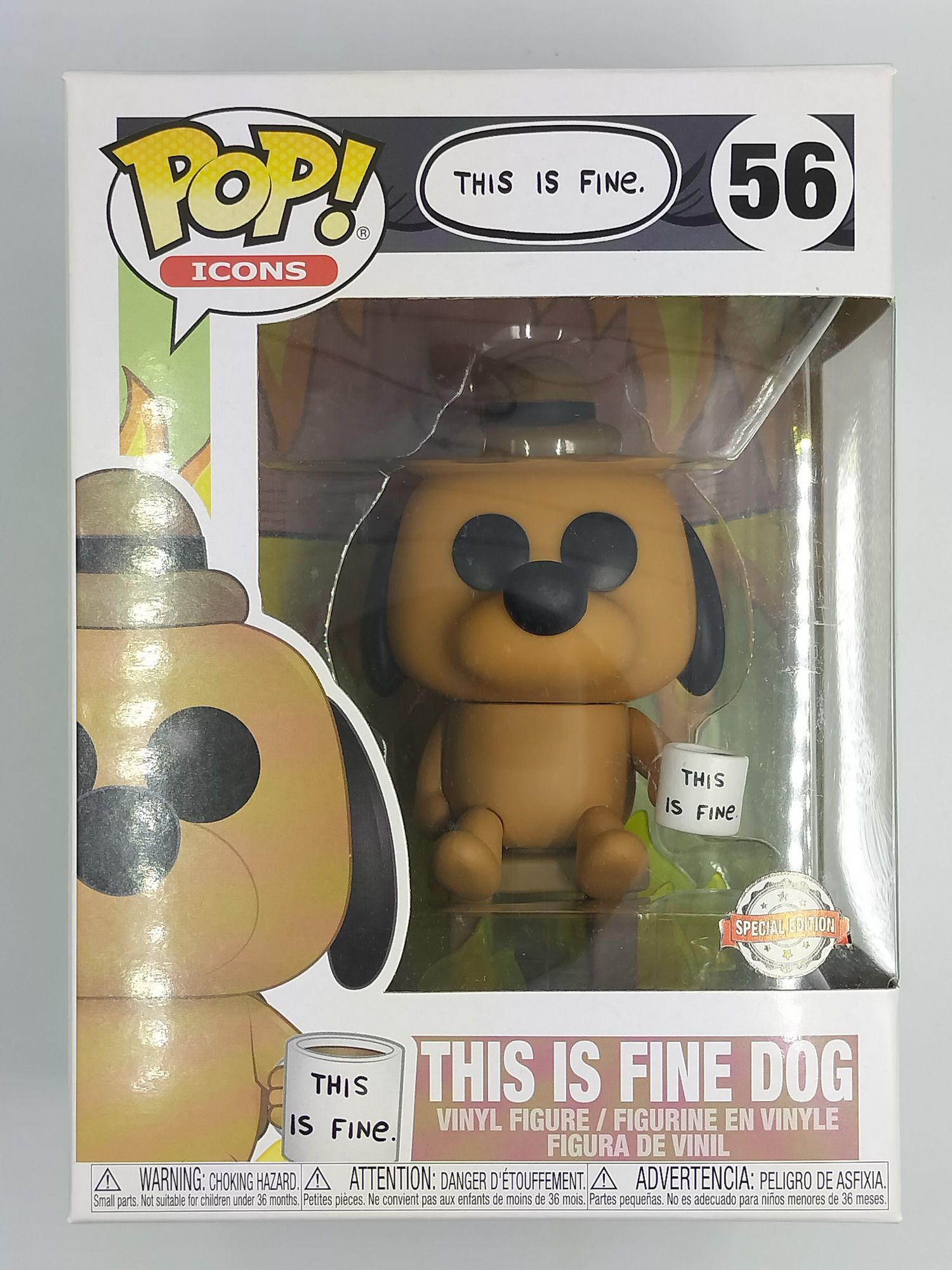 Funko Pop This is Fine - This is Fine Dog #56 | Lazada.co.th