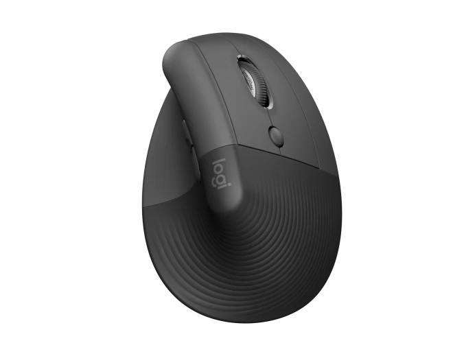 LIFT BLACK ERGONOMIC MOUSE (เมาส์ไร้สายเพื่อสุขภาพ2ระบบ) LOGITECH ...