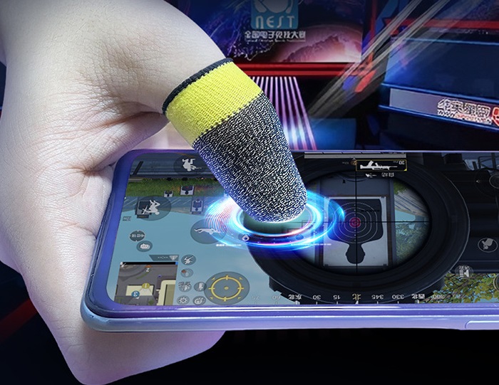 ถุงนิ้วเล่นเกม (1คู่) Flydigi ถุงนิ้วช่วยเล่นเกม ถุงนิ้วพับจี ถุงนิ้ว ROV ถุงนิ้ว Pubg ถุงนิ้วฟี ...