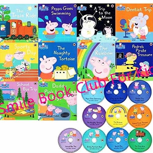 Peppa Pig Book and CD Collection in a Bag (หนังสือภาษาอังกฤษ +CDs ...
