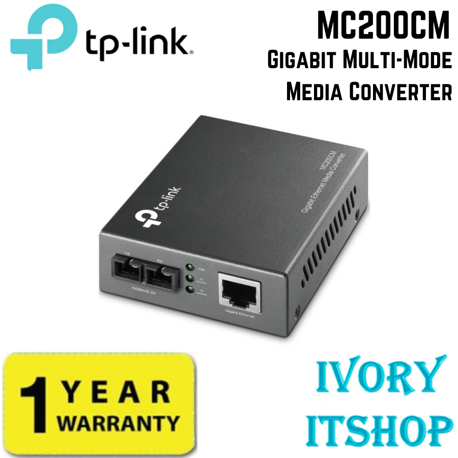 TP Link MC200CM Gigabit Multi-Mode Media Converter | Lazada.co.th
