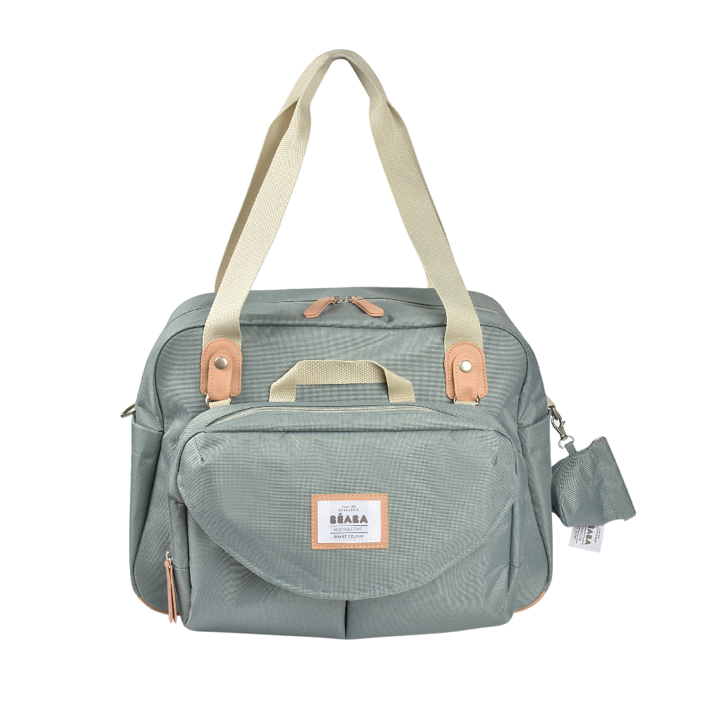 BEABA กระเป๋าเปลี่ยนผ้าอ้อม GENEVA II CHANGING BAG SMART COLORS FROSTY GREEN - Beaba - ThaiPick