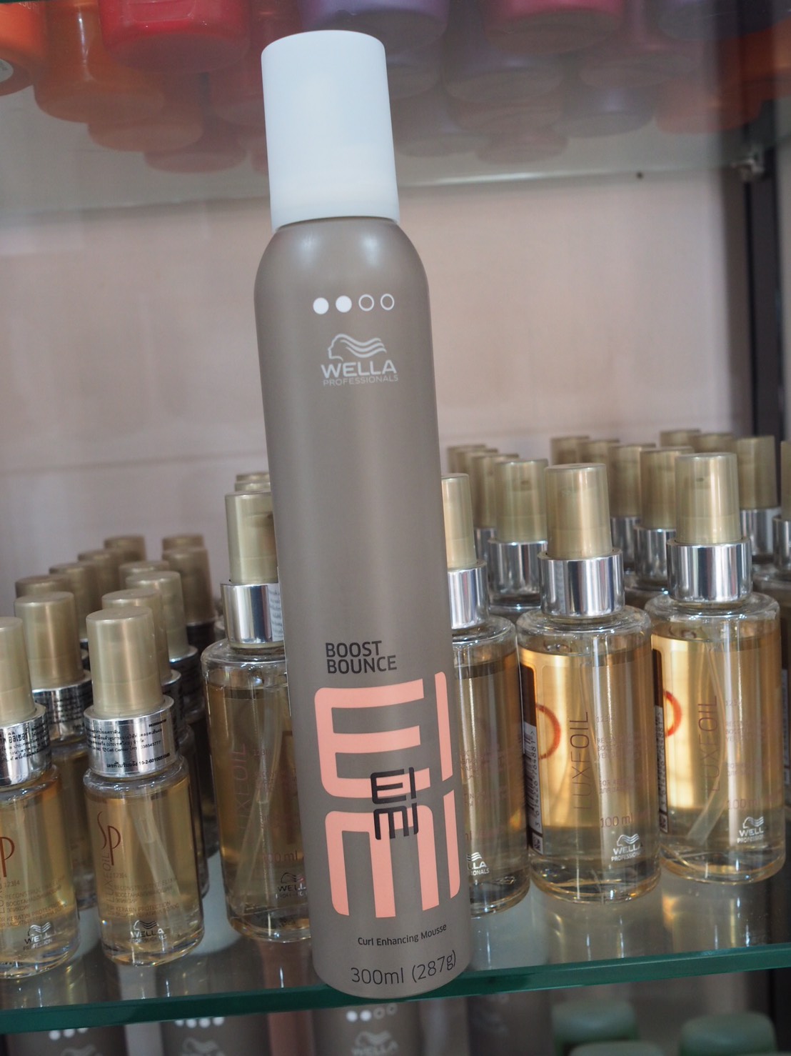 Wella Professional BOOST BOUNCE EIMI CUrl Enhancing Mousse HOLD LEVEL 2 ...