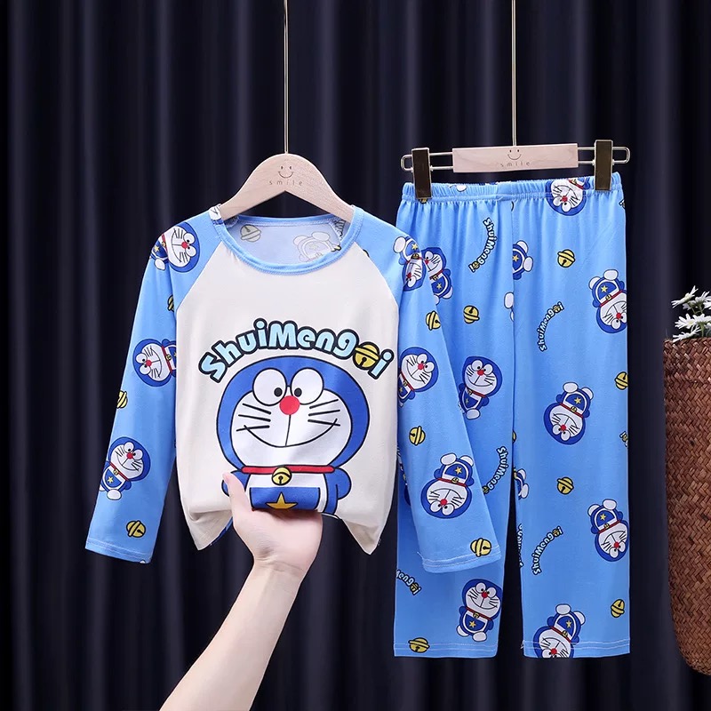 C100พร้อมส่งจากไทยชุดนอนเด็กลายการ์ตูนแบบน่ารัก ผ้าดี ใส่สบาย - naekid ...