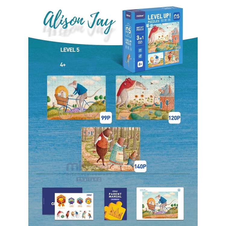 Advanced puzzles level 5 - Mideer - ThaiPick