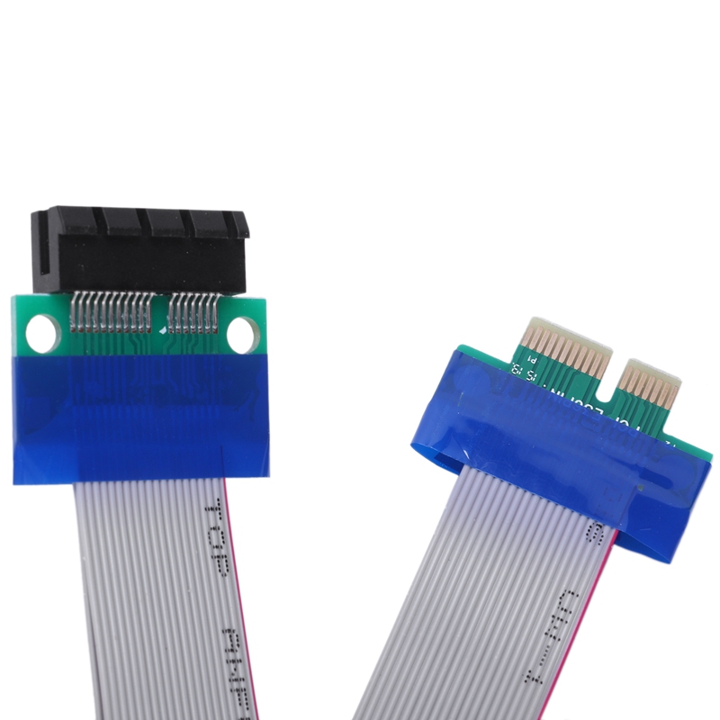 PCI-Express PCI-E 1X Riser Card Flex Extender Extension Cable for PC ...