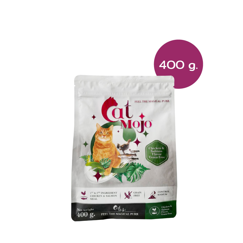 KAFBO Cat Mojo อาหารแมว แคทโมโจ เกรนฟรี เกรดโฮลิสติก บำรุงขนผิวหนังและ ...