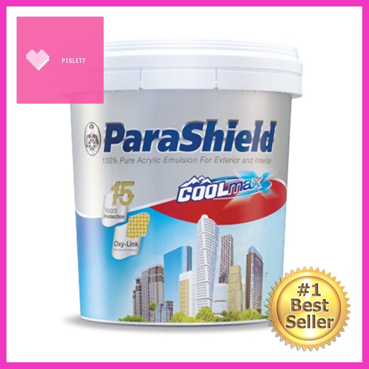CAPTAIN สีน้ำผสมกึ่งเงา PARASHIELD เบส C สอบถามเพิ่มเติมได้จ้า - Nat is Giant - ThaiPick
