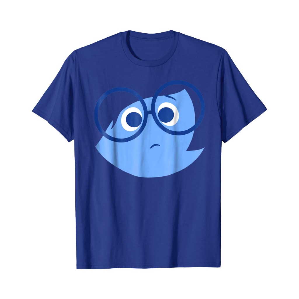 เสื้อยืดลายกราฟฟิก Disney Pixar inside out Sad Face Halloween | Lazada ...