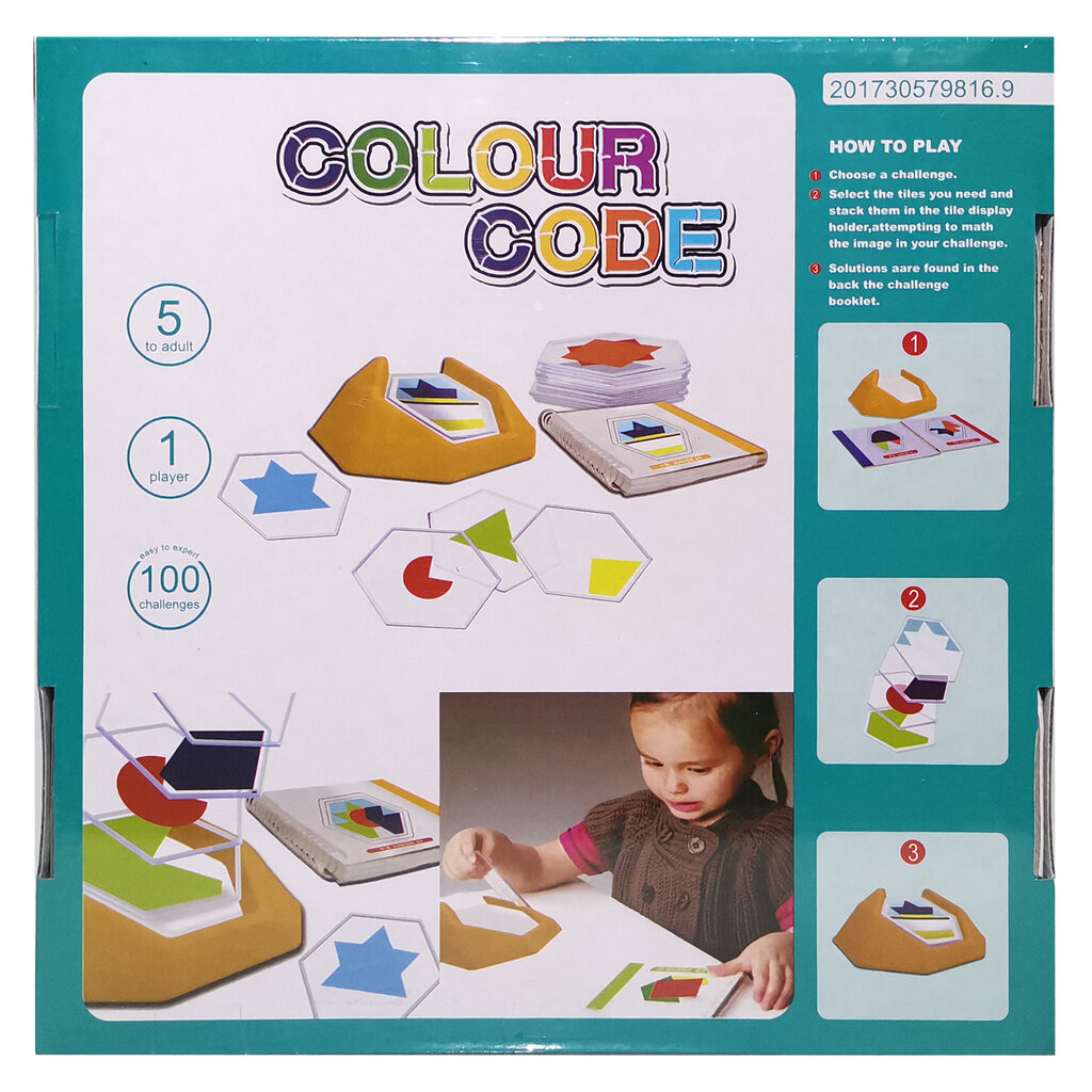 Game Puzzle Colour Code Layer Card Toy เกมปริศนา 2D ฝึกความคิด พัฒนาIQ ...