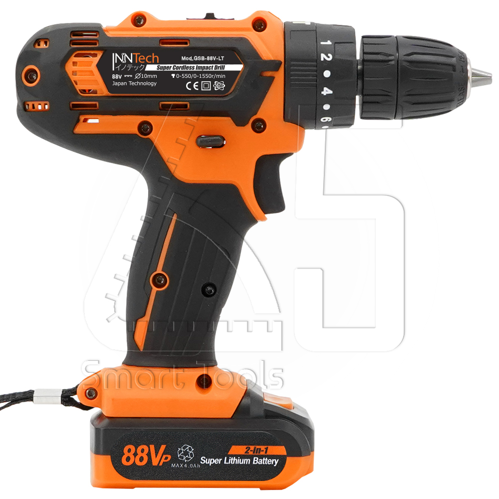 InnTech สว่านไร้สาย สว่านกระแทก สว่านแบต ไร้สาย 3 ระบบ 88V รุ่นใหม่ สว่าน 2 IN 1 พาวเวอร์แบงค์ ...