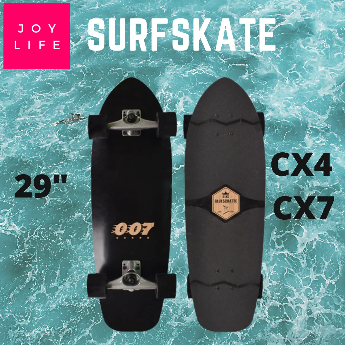พร้อมส่ง ลายเยอะ! Surfskate Cx4 Cx7 29 14 Boils dragon (Cx4) | Thisshop