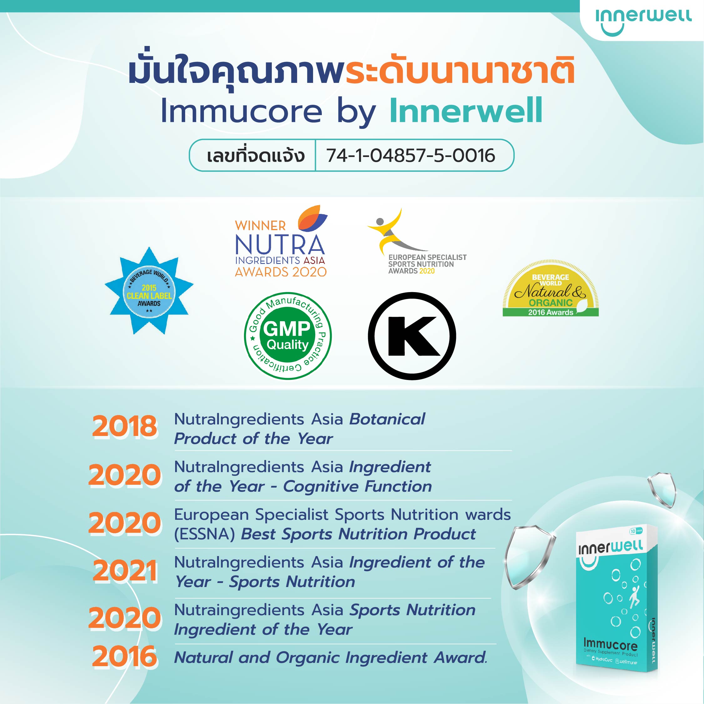 Promotion 3 กล่อง Immucore ภูมิแพ้ - Vala Wellness - ThaiPick