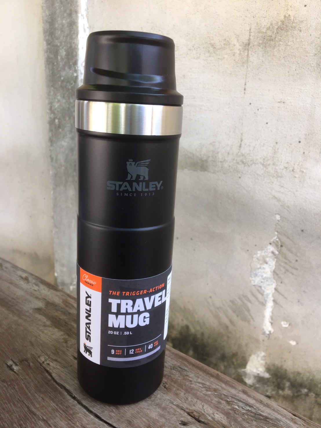 Stanley TRIGGER-ACTION TRAVEL MUG 20OZ HAMMERTON #MATTE BLACK ...