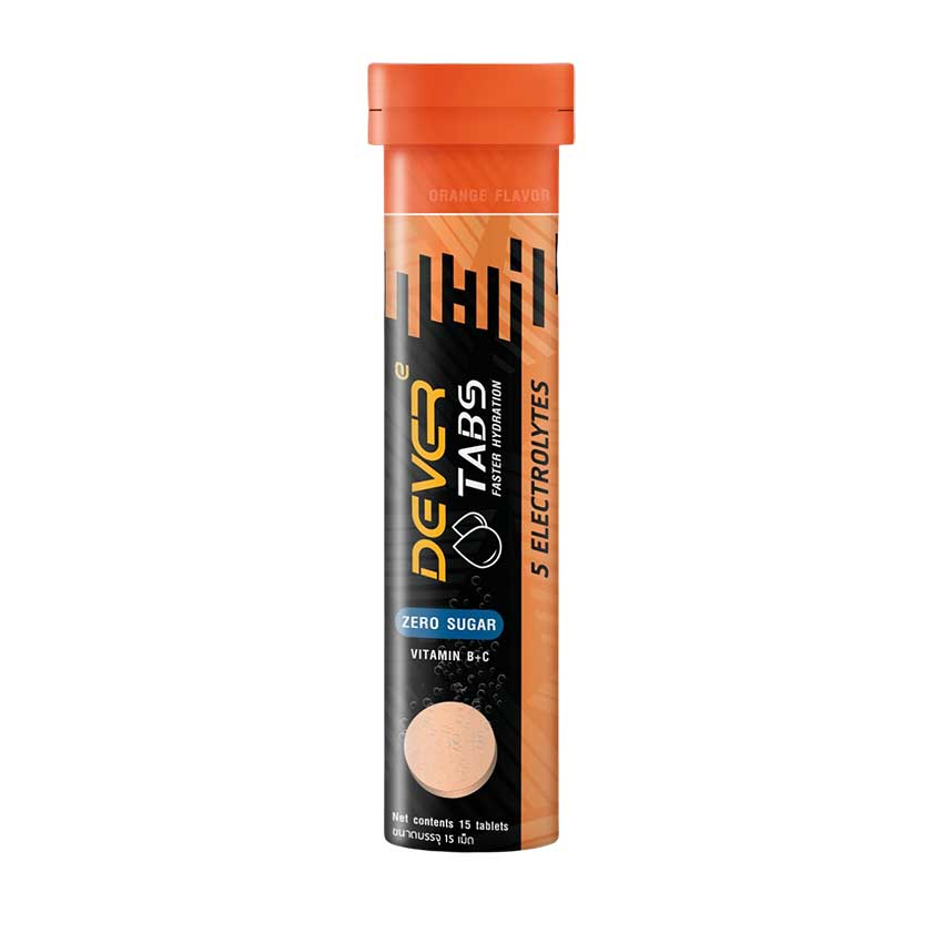 Dever Tabs เกลือแร่ในรูปแบบเม็ดฟู่ละลายน้ำ ช่วยชดเชยการสูญเสียน้ำ เกลือ ...