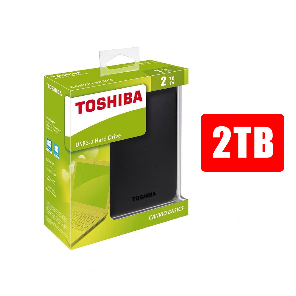 ฮาร์ดดิสก์ ฮาร์ดดิสก์มือถือ ส่งจากกรุงเทพ Toshiba Canvio Basics Basic 2TB - HDD Hardisk ...