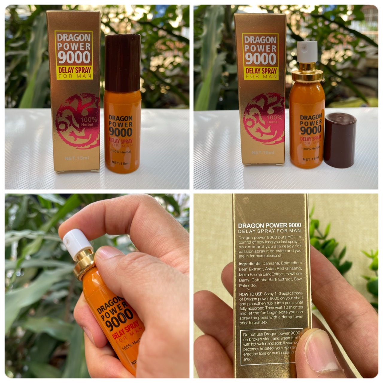 ถูก/แท้/ส่งด่วน/ ดร้าก้อน พาวเวอร์ 9000 สเปรย์ (Dragon Power 9000 MEN ...