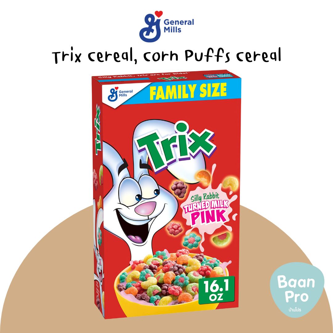 General Mills Trix Cereal, Corn Puffs Cereal ทริกซ์ ซีเรียล | Lazada.co.th