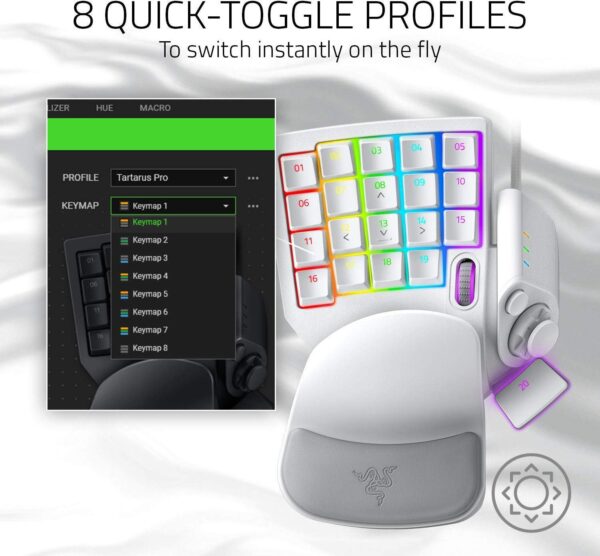 คีย์แพด Razer Tartarus Pro - Analog Optical Switch Keypad Gaming ประกัน ...
