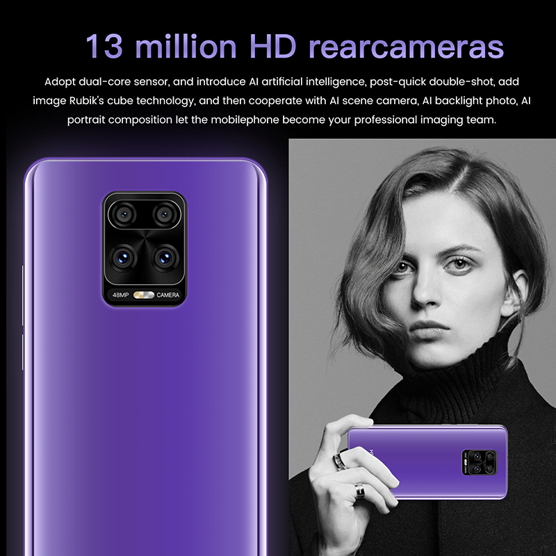 Note9 plus 8G RAM +512G ROM Mobile Phone Android 10.0 5.8-inch Screen ...