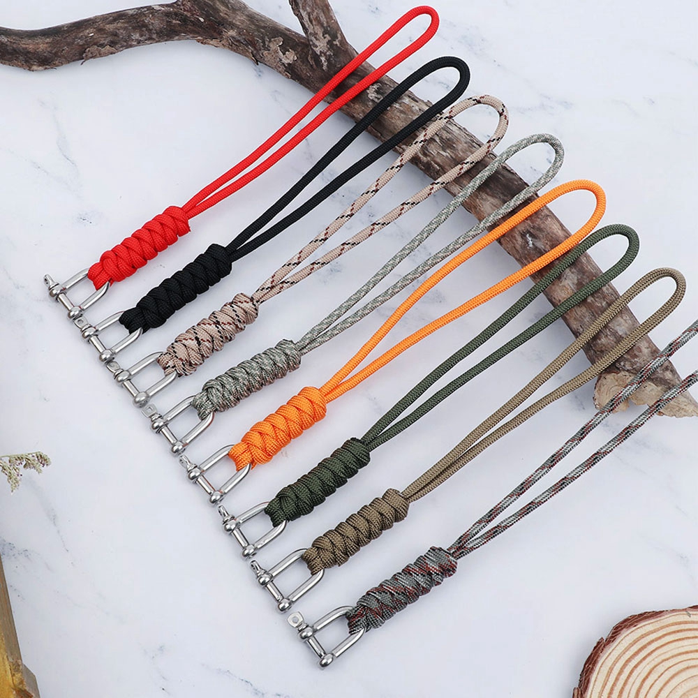 COD1x เชือกร่มกลางแจ้ง กล้อง Anti-lost Lanyard Climb Keychain Tactical ...