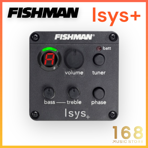 FISHMAN Isys+ ปิ๊กอัพกีตาร์โปร่ง (Isys Plus Onboard Preamp Pickup ...