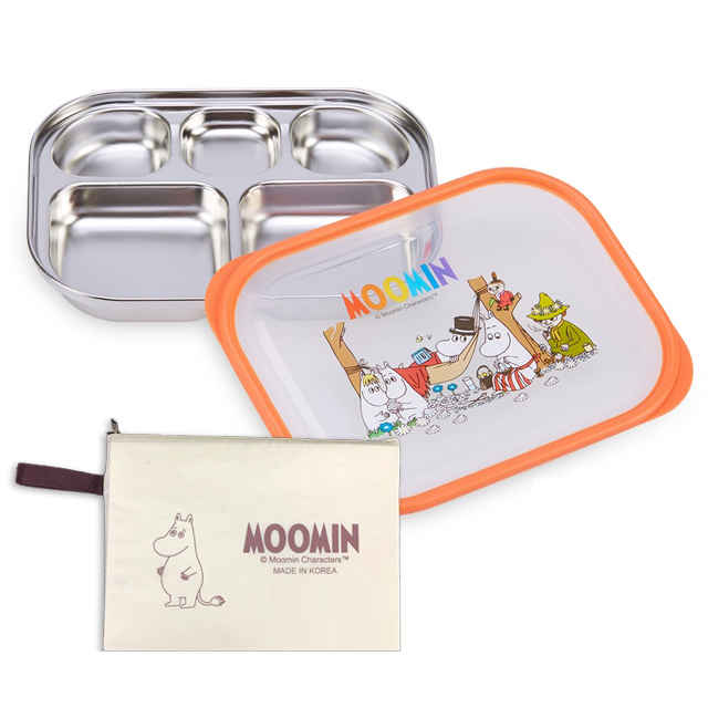 BEST DEAL ????Moomin Transparent Lunch Box Sealed + Bag - MAMA_KOREA ...
