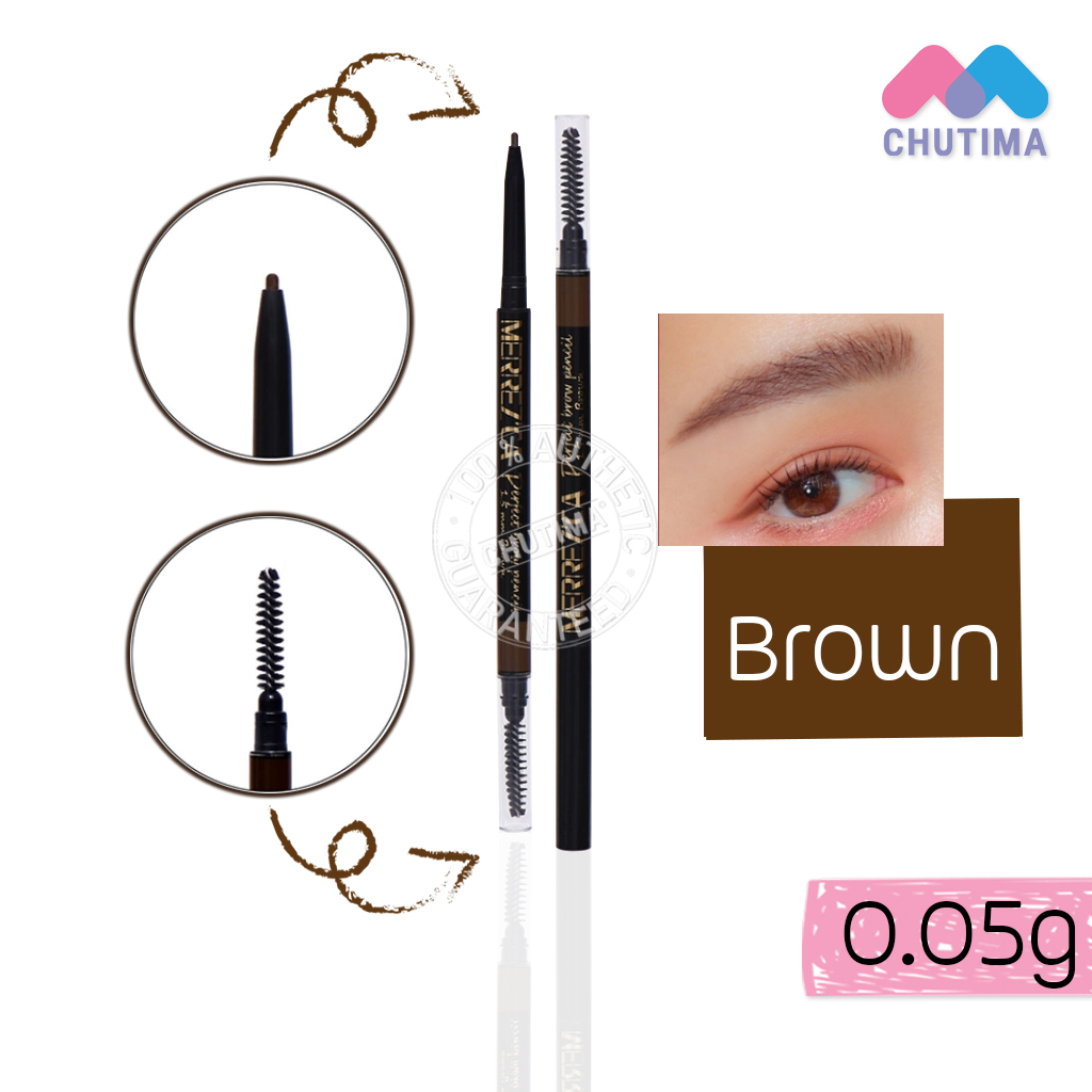 ดินสอเขียนคิ้ว เมอร์เรซกา Merrezca Eyebrow Pro Pencil/HD Prefect Brow ...