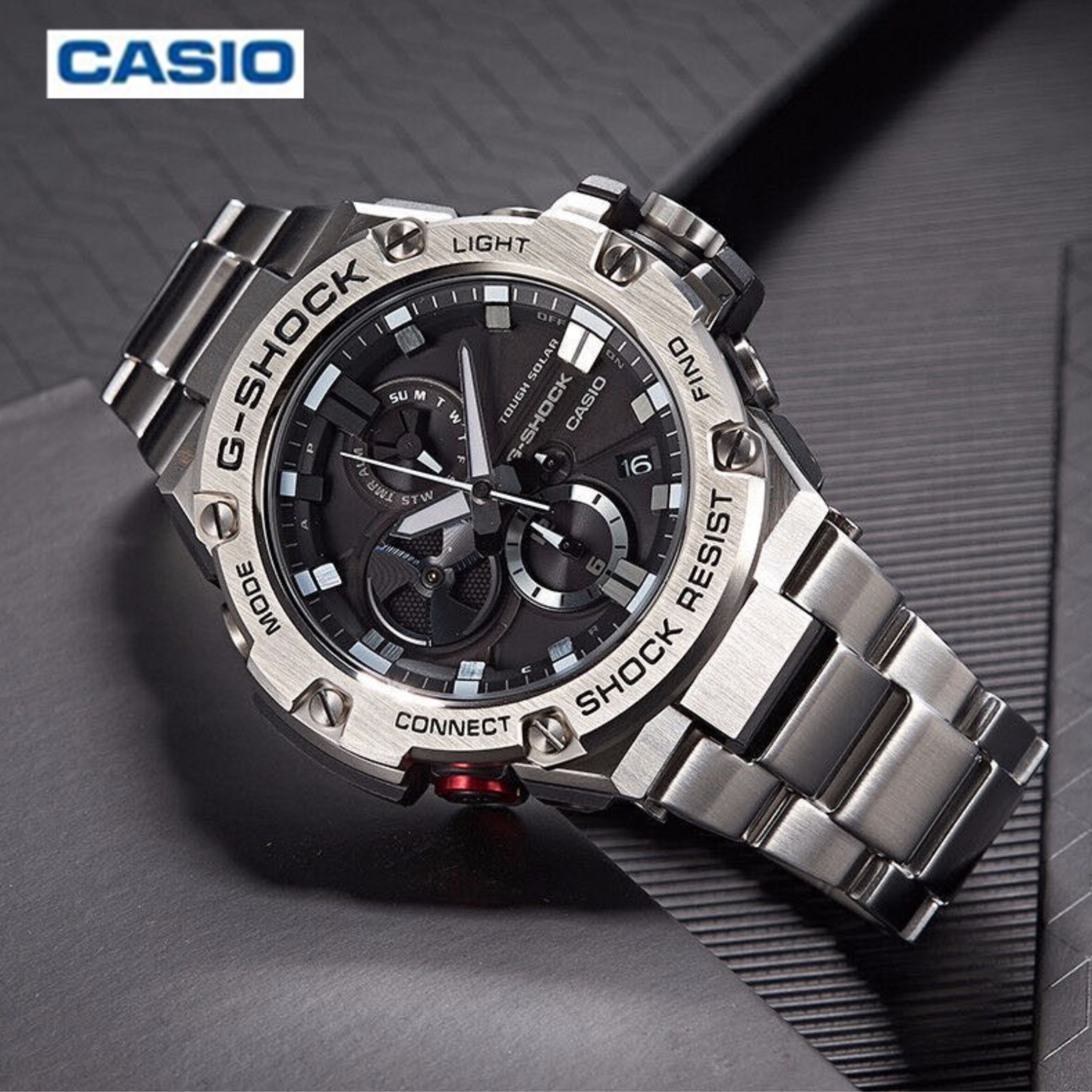 นาฬิกา นาฬิกาข้อมือผู้ชาย รุ่น GST-B100D-1A นาฬิการับประกันร้าน 1 ปี ...