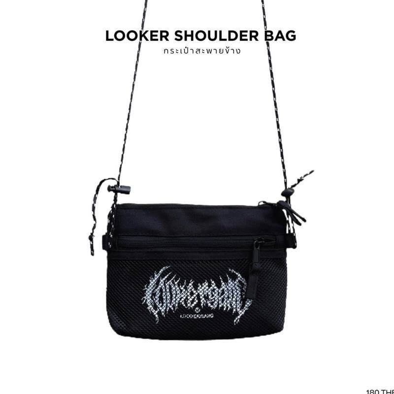 LOOKER “Shoulder BAG” กระเป๋าสะพายข้าง สีดำใหม่ล่าสุด | Lazada.co.th