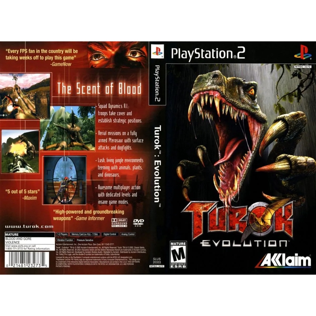แผ่นเกมส์ PS2 Turok Evolution คุณภาพ ส่งไว | Lazada.co.th