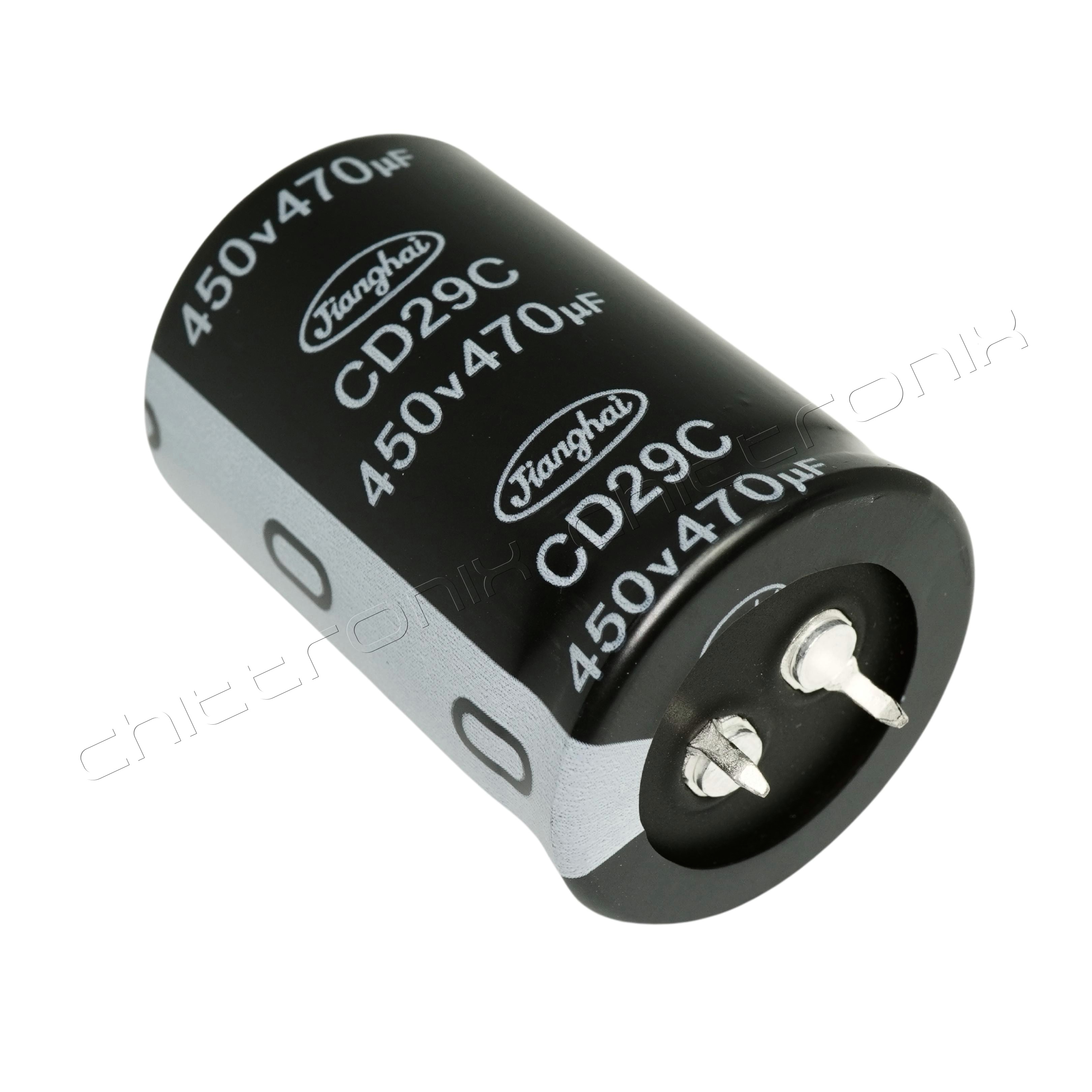 C 470uF 450V 105°C Capacitor คาปาซิเตอร์ ขนาด 30x45 mm. | Lazada.co.th