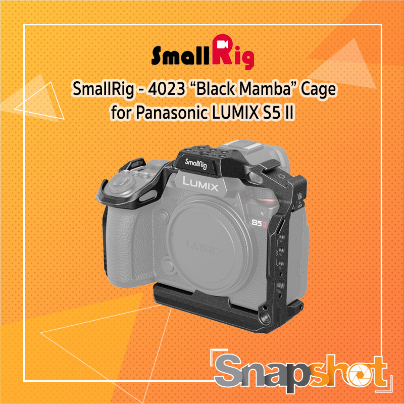 SmallRig - 4023 Black Mamba Cage for Panasonic LUMIX S5 II - Snapshot ...