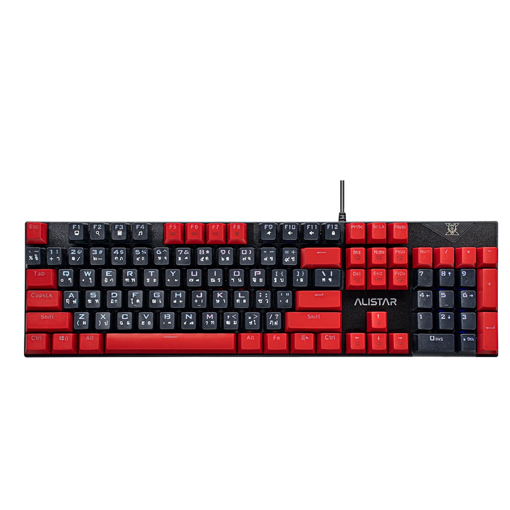 Nubwo X33 ALISTAR Gaming Keyborad Mechanic คีย์บอร์ดแมคานิคอล ไฟ Mini ...
