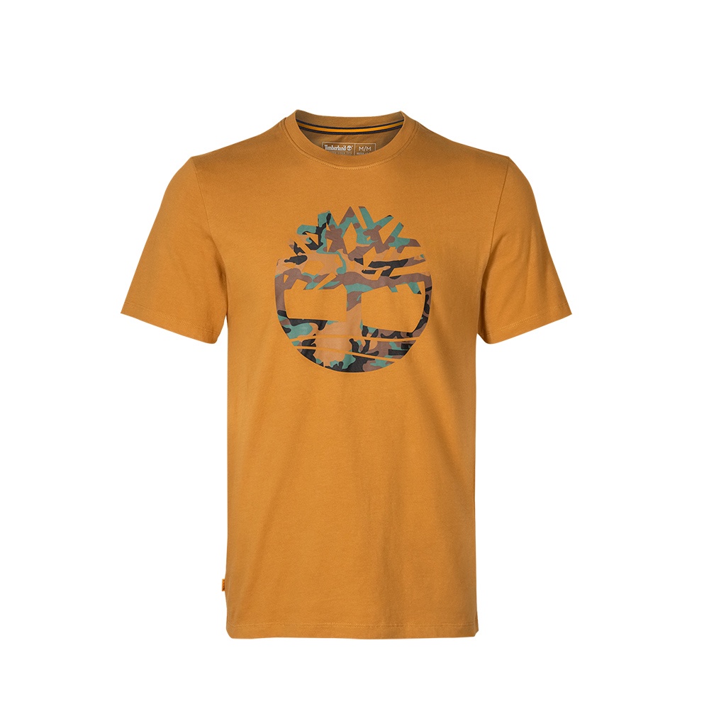 Timberland Men's SS OUTDOOR HERITAGE SEASONAL CAMO TREE LOGO TEE เสื้อ ...